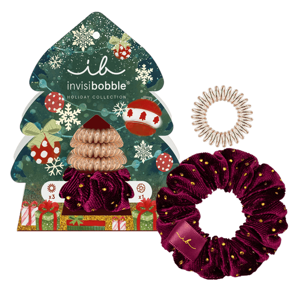 Invisibobble Holiday Set Good Things Come in Trees - 4 pieces | Glow Cove